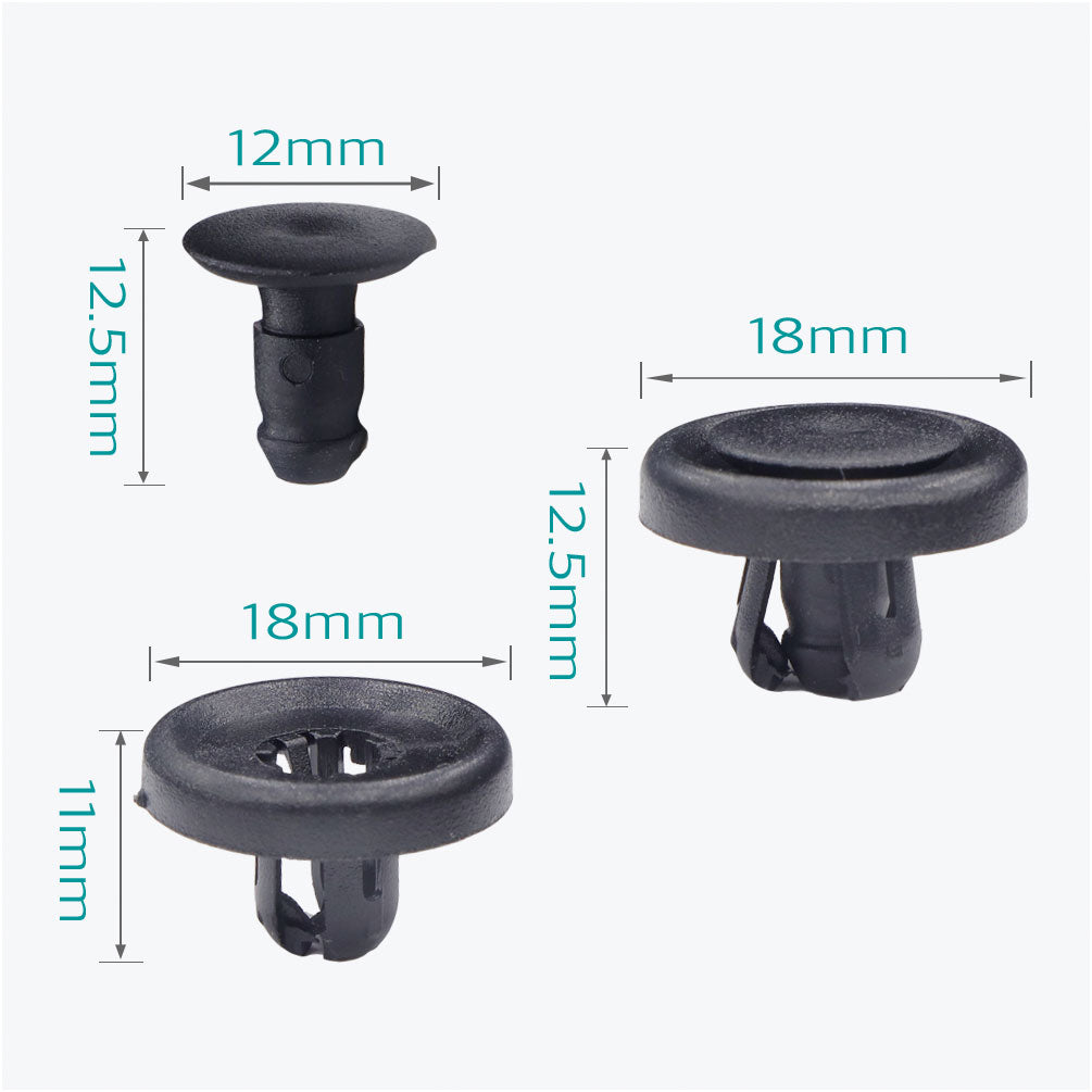 100 Front Fender Liner Retainer for Toyota 9046710183 & GM 88970767 ...